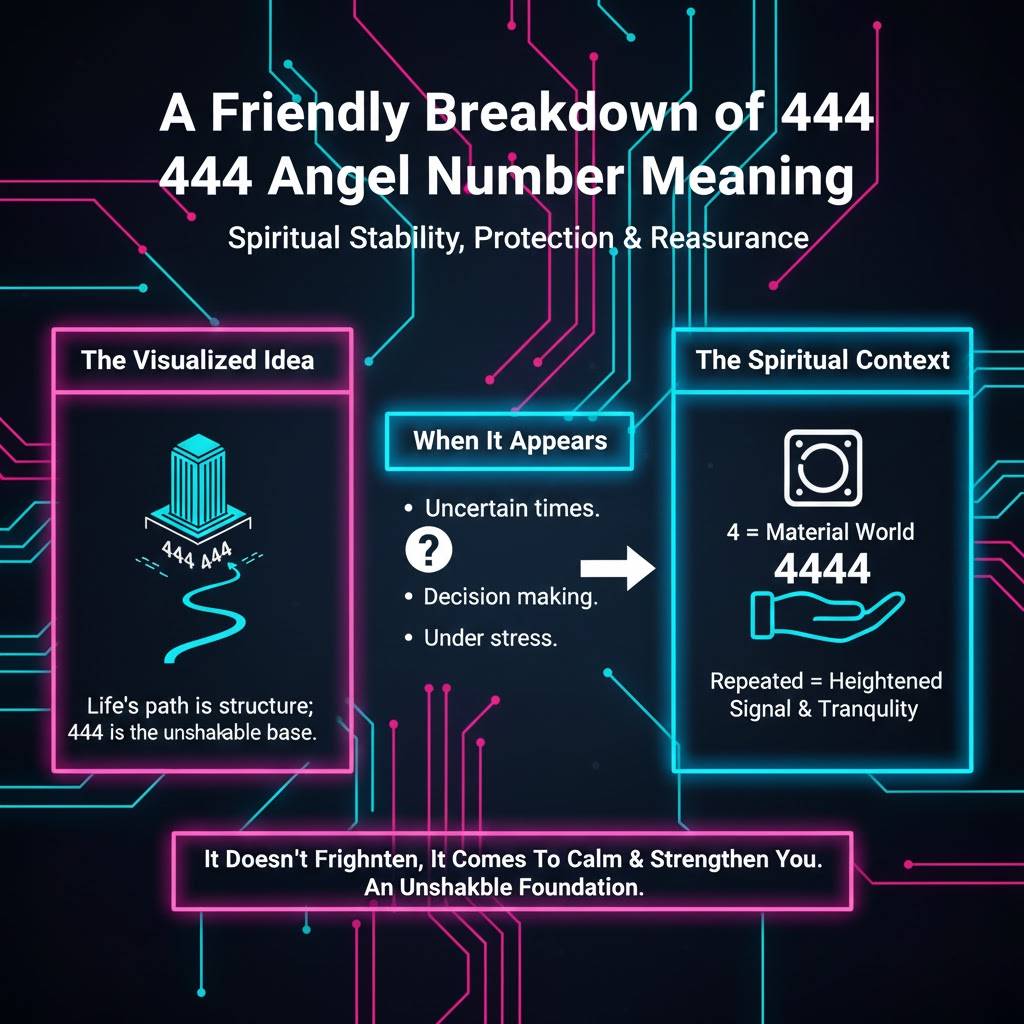 444 ‍ ‌‍ ‍‌ Angel Number Meaning: Why This Number Keeps Following You ...
